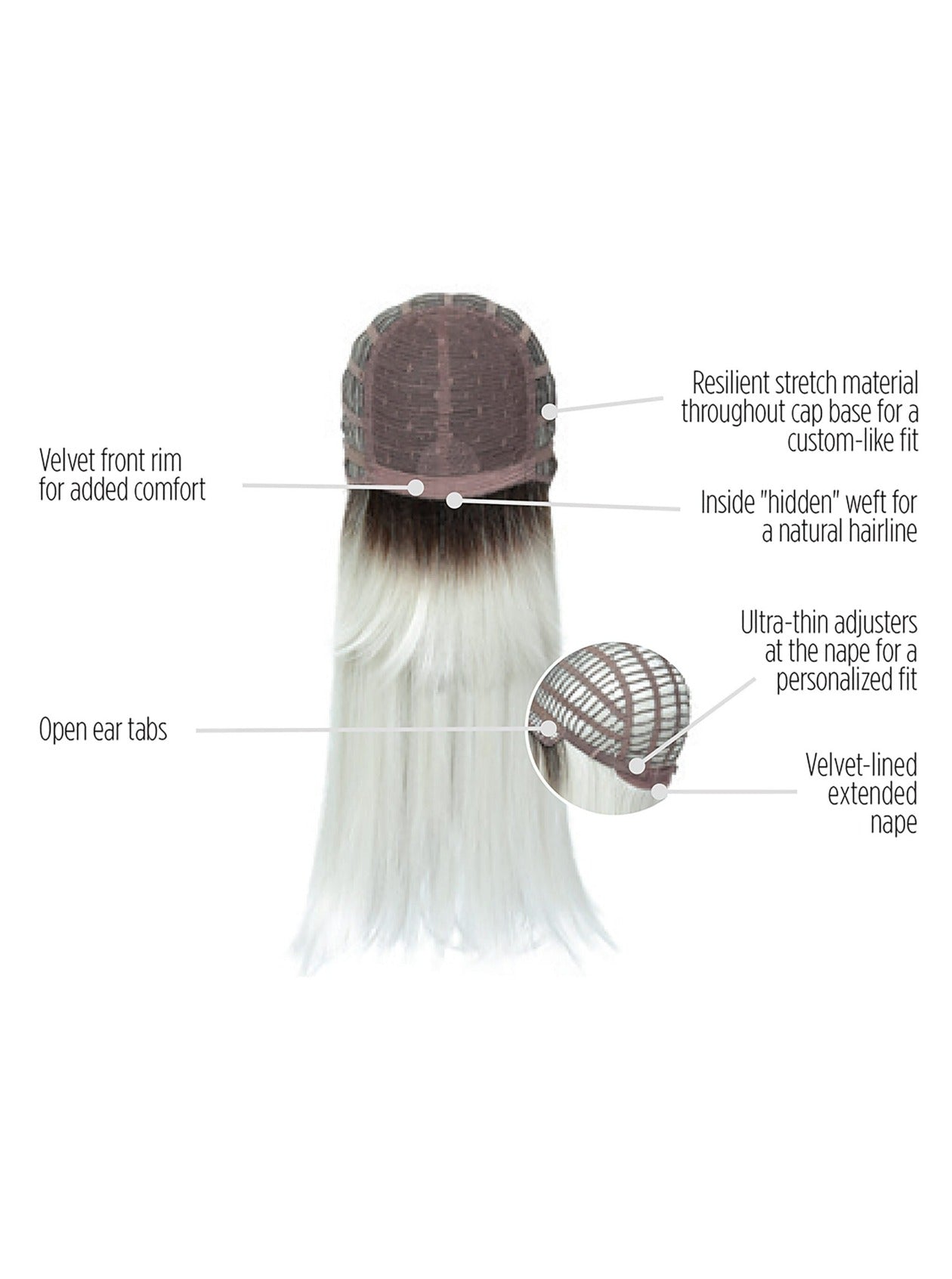 Sugared Pearl - HF Synthetic Wig – Creative Wigs